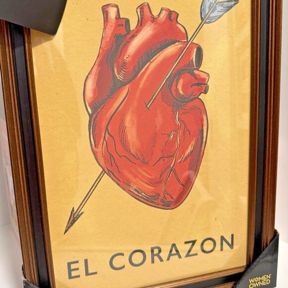 sapna shah | Art | Sapna Shah Nib El Corazon Heart Wall Art 2x18 ...